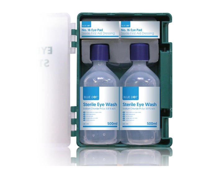 Blue Dot Eye Wash Station