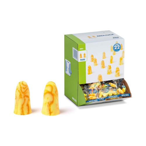 Moldex Mellows Ear Plugs 7600 200 Pairs 22SNR