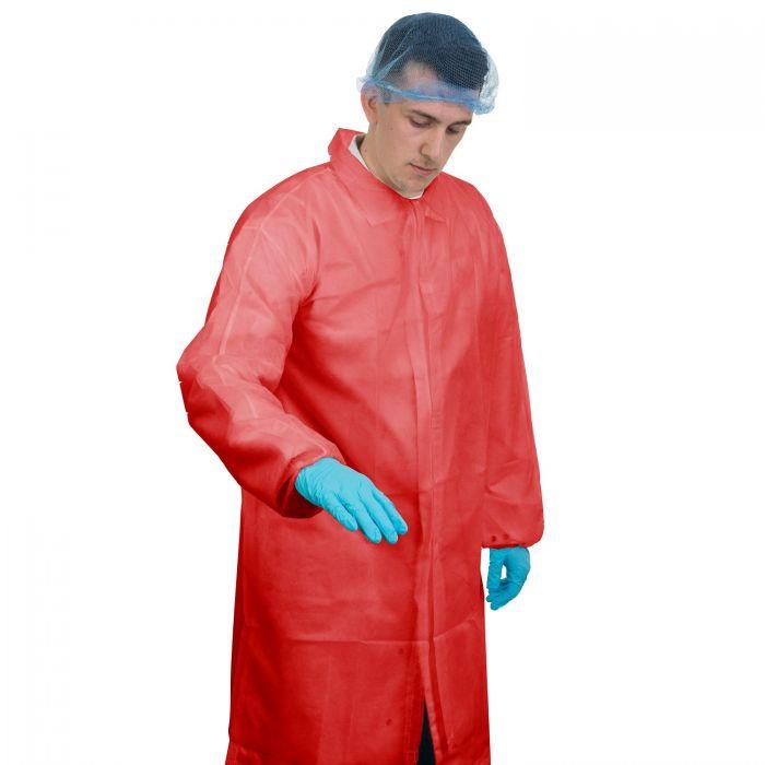 Velcro Non-Woven Visitors Coats (Box of 50)